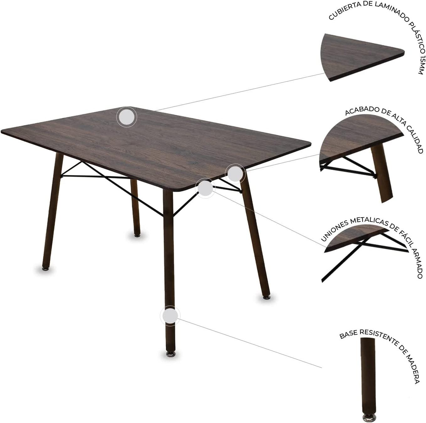 Mesa oslo rectangular — MUNDO IN